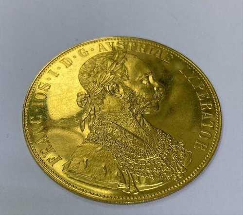 Золотая монета 4 дуката (оригинальная)