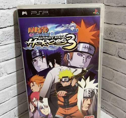 Naruto Shippuden Ultimate Ninja Heroes 3 Игра PSP