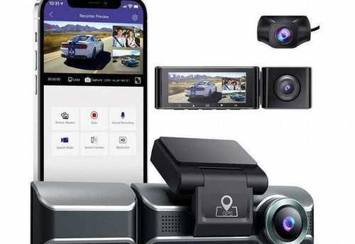 Azdome M550 видеорегистратор 3 камеры 4К (Новый)