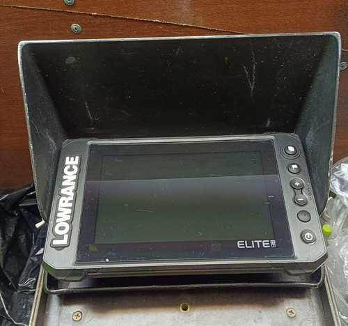 Эхолот lowrance elite 7 fs (без датчика)