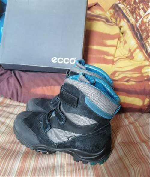 Зимние высокие ботинки ecco xpedition kids