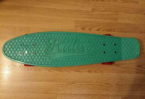 Скейтборд круизер пластиковый Ridex