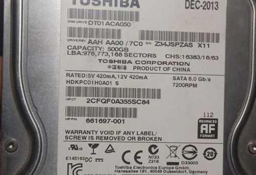 HDD (3.5) Toshiba 500 GB