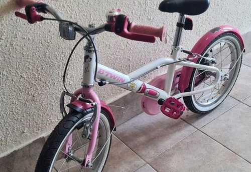 Детский велосипед B'twin 500 docto girl 16
