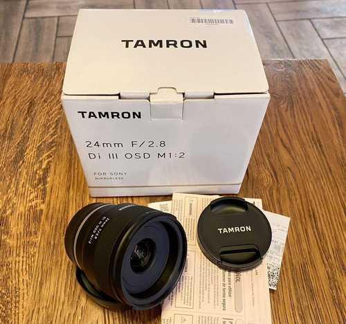 Tamron sony e fe 24mm f2.8 Di III M1:2