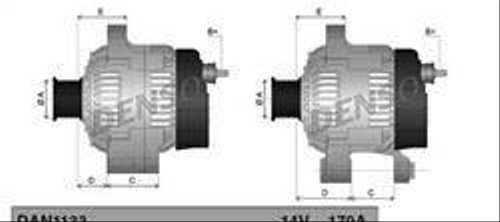 DAN1133 Denso Генератор