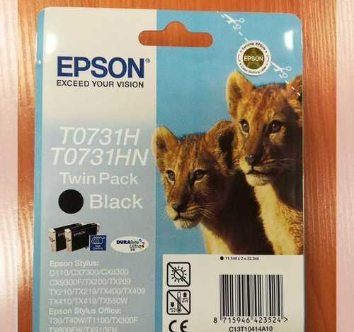 Картридж Epson Т0731Н C13T10414A10 twin pack