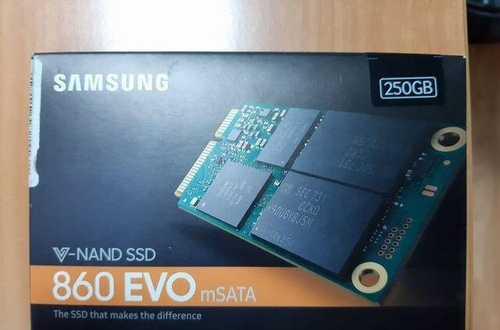 SSD Samsung 860 evo msata 250gb новый