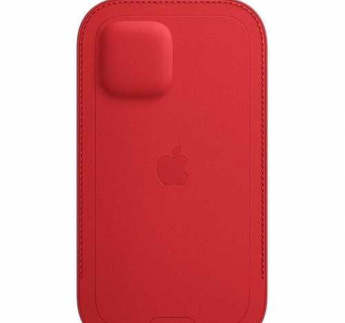 Apple iPhone 12 Pro Max Leather Sleeve MagSafe RED