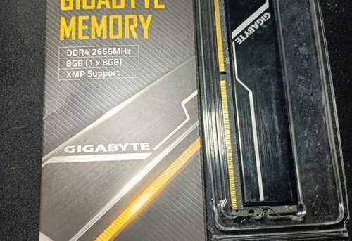 Оперативная память ddr4 8gb 2666м gigabyte