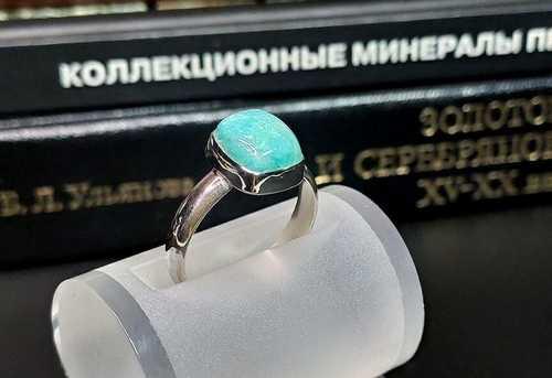 Серебряное кольцо с амазонитом №2