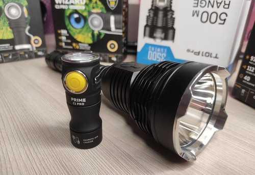 Фонари wuben T101pro и Armytek Prime C1 Pro