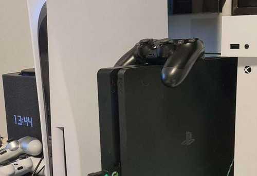 PS4 Slim с Топовыми Играми и Бесконечной подпиской