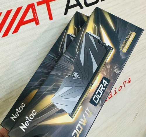 Оперативная память Netac Shadow II 16Gb DDR4 новая