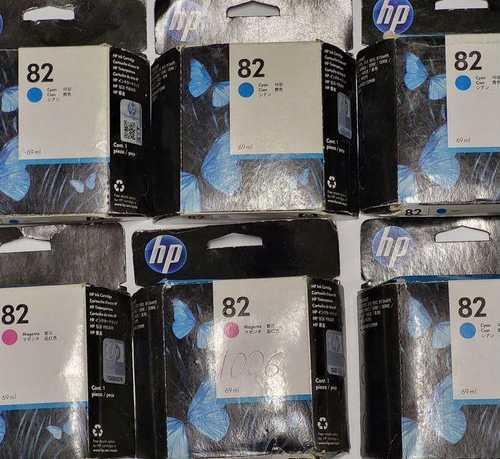 Картридж HP 82 c4913a c4912a c4911a