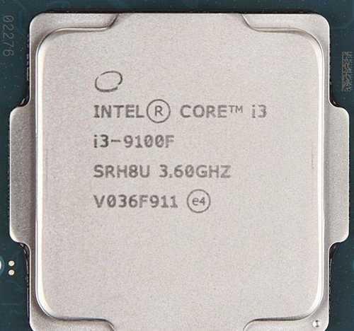 Intel core i3 9100f