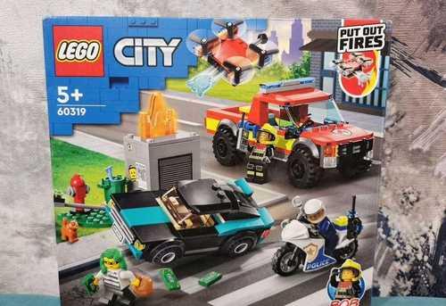 Набор Lego City 60319 Пожарная бригада Новый