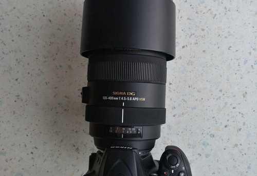 Nikon D3400 + Sigma DG 120-400 APO HSM