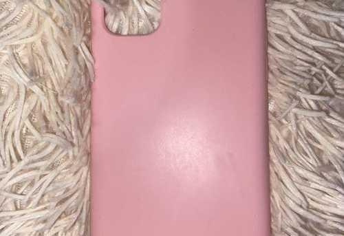 Розовый чехол на айфон 11