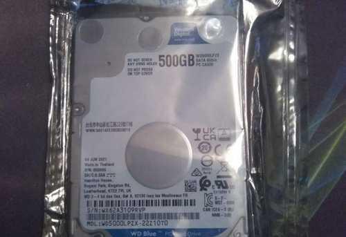 Жесткий диск WD Blue WD5000lpzx, 500гб, 2.5"