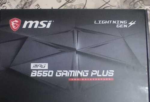 AM4 MSI MPG B550 gaming plus