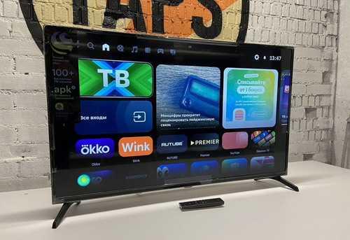 Новый метровый телевизор sber 109 см Smart TV