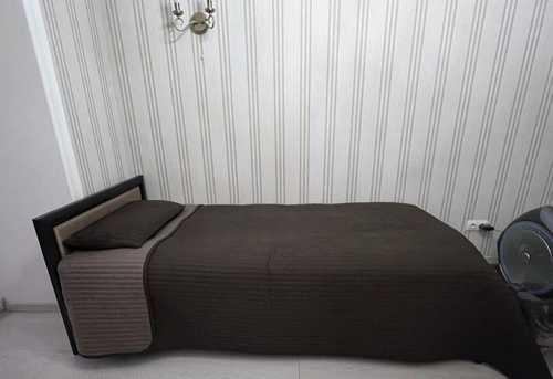 Кровать односпальная 90х200 с матрасом