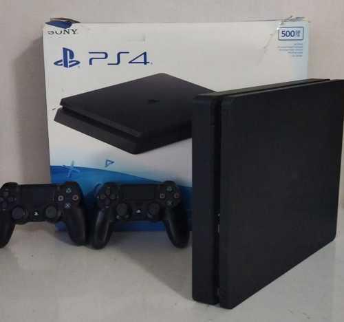 Sony Ps4 slim   70 игр   2 джойстика