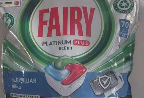 Капсулы пмм Fairy Platinum Plus Все в одном 70 шт