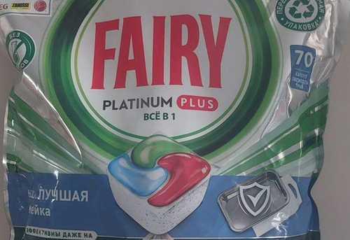 Капсулы пмм Fairy Platinum Plus Все в одном 70 шт