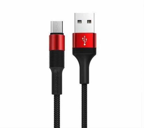 Дата-кабель USB 2.4A для micro USB Borofone BX21 н