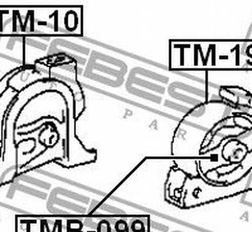 Сайлентблок передней подушки двигателя