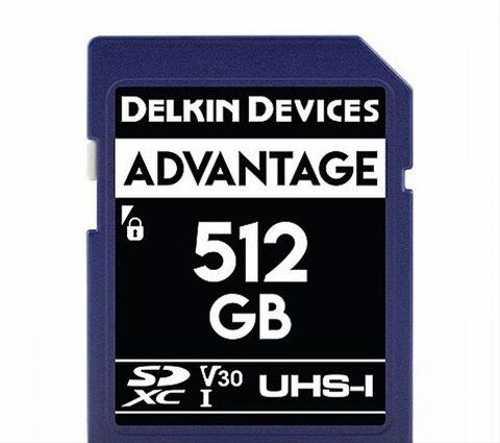 Карта памяти Delkin Devices Advantage sdxc 512GB 6