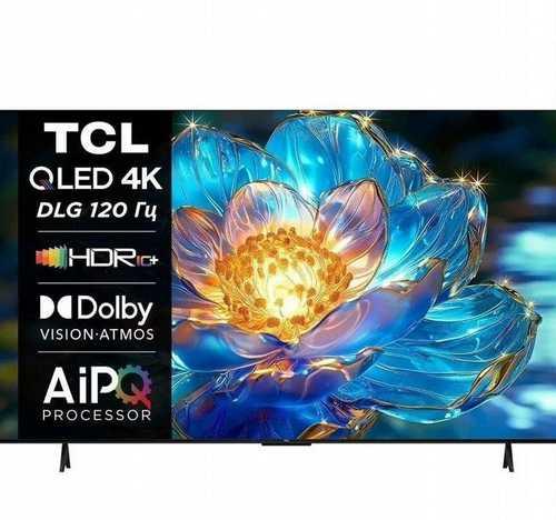 Телевизор qled TCL 75" 75T7B 4K Ultra HD, SMART черный