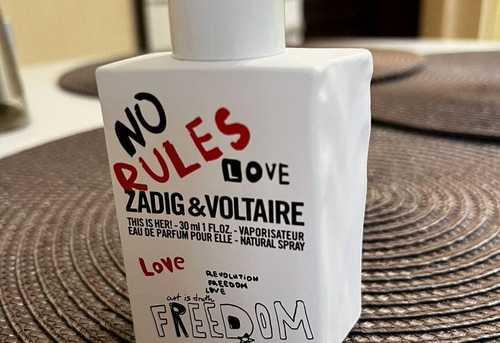 Духи женские Zadig&Voltaire no rules