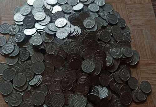 Монеты 10копеек,15копеек