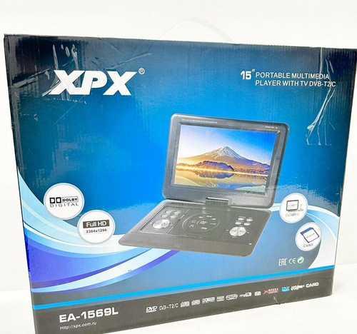 Портативный DVD-плеер XPX EA-1569L Новый