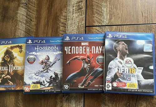 Игровые диски на ps4