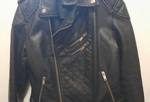 Куртка-косуха из экокожи подростковая