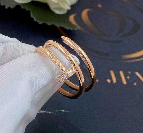 Кольцо Cartier Juste un Clou, золото 0,08ct