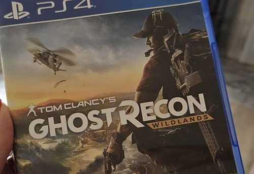 Игровой диск ghost recon для PS4