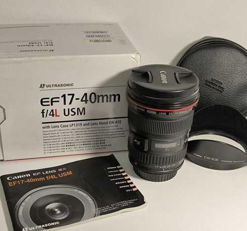 Объектив Canon EF 17-40mm f/4 L USM Гарантия