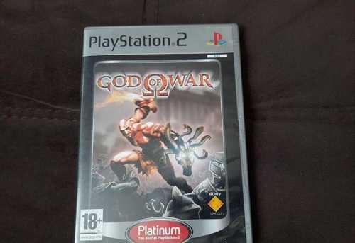 Лицензионный диск God of War для PS2