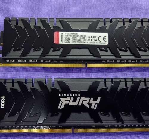 DDR4 Kingston 32Gb (2x16) 3600MHz