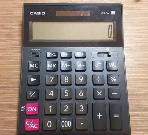 Калькулятор Casio GR-16