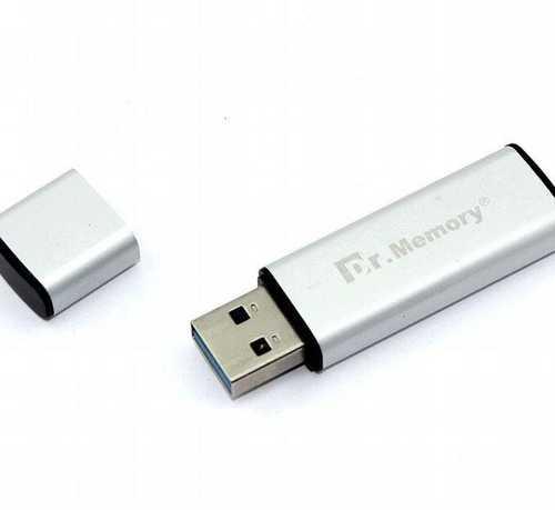 Флешка USB Dr. Memory 009 4Гб, USB 3.0, серебро