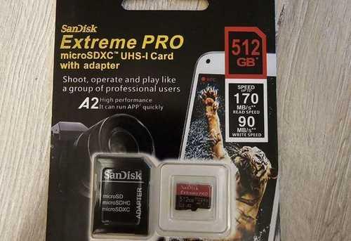 Карта памяти SanDisk Extreme Pro 512
