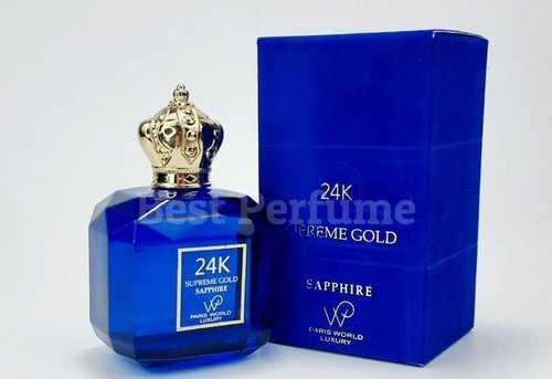 Paris World Luxury 24K Supreme Gold Sapphire 100ml