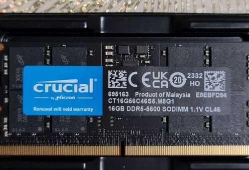 DDR5 5600 sodimm crucial 16GB