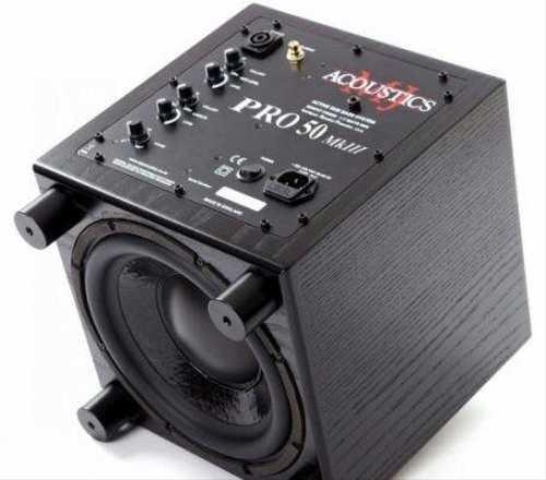 Сабвуфер MJ Acoustics Pro 50 Mk III black ash
